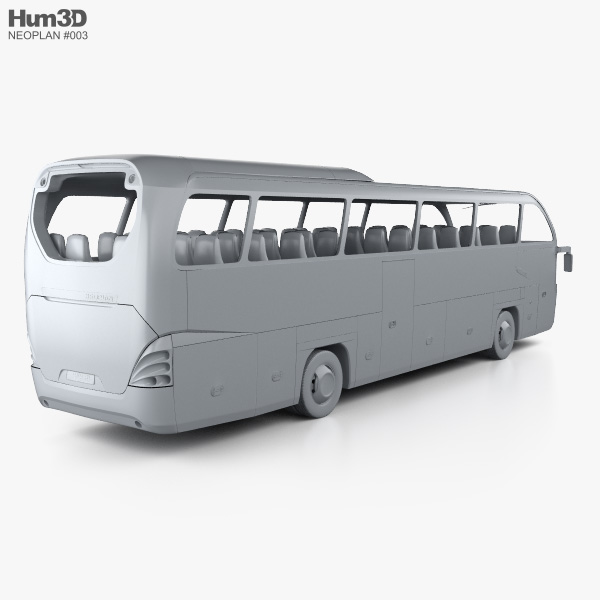 Neoplan Cityliner HD bus 2006 3D model - Download Bus on 3DModels.org