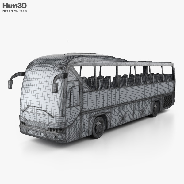 Neoplan Tourliner SHD bus 2007 3D model - Download Bus on 3DModels.org