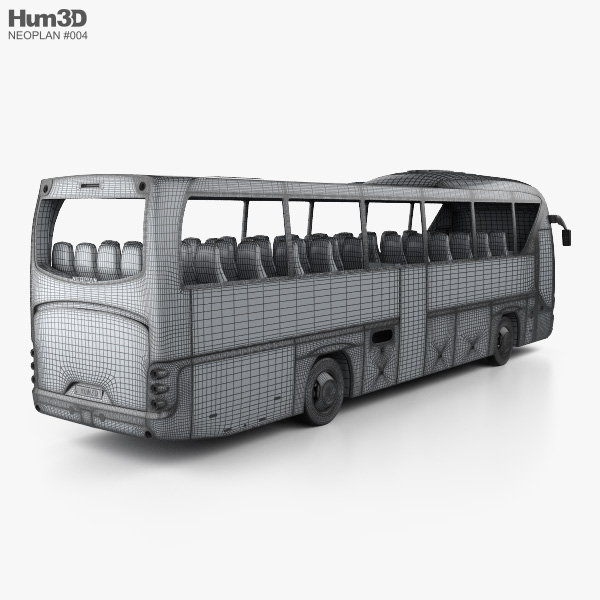 Neoplan Tourliner SHD bus 2007 3D model - Download Bus on 3DModels.org