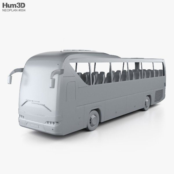 Neoplan Tourliner SHD bus 2007 3D model - Download Bus on 3DModels.org