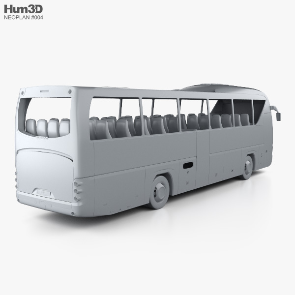 Neoplan Tourliner SHD bus 2007 3D model - Download Bus on 3DModels.org