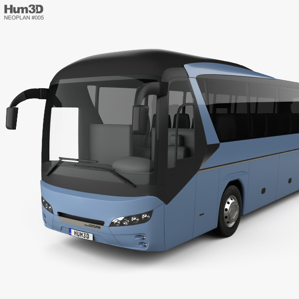 Neoplan Jetliner bus 2012 3D model - Download Bus on 3DModels.org