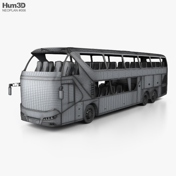 Neoplan Skyliner bus 2010 3D model - Download Bus on 3DModels.org