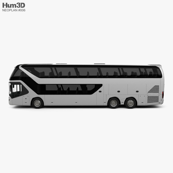 Neoplan Skyliner bus 2010 3D model - Download Bus on 3DModels.org