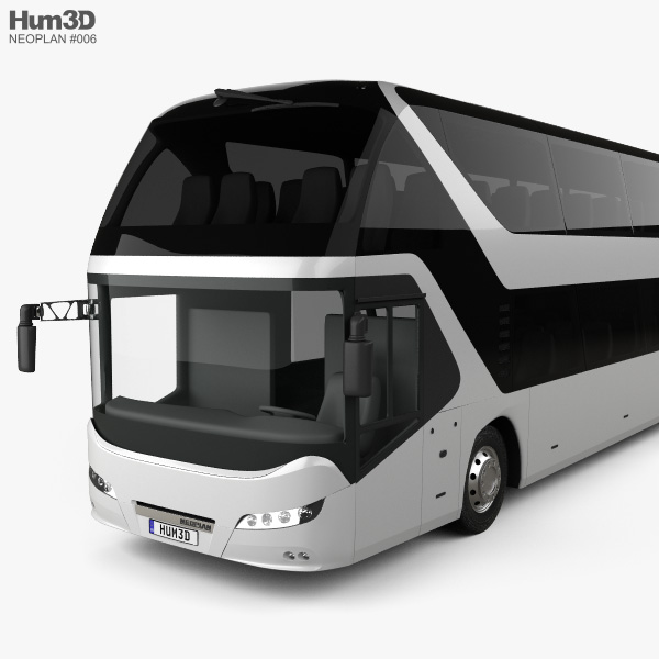 Neoplan Skyliner bus 2010 3D model - Download Bus on 3DModels.org