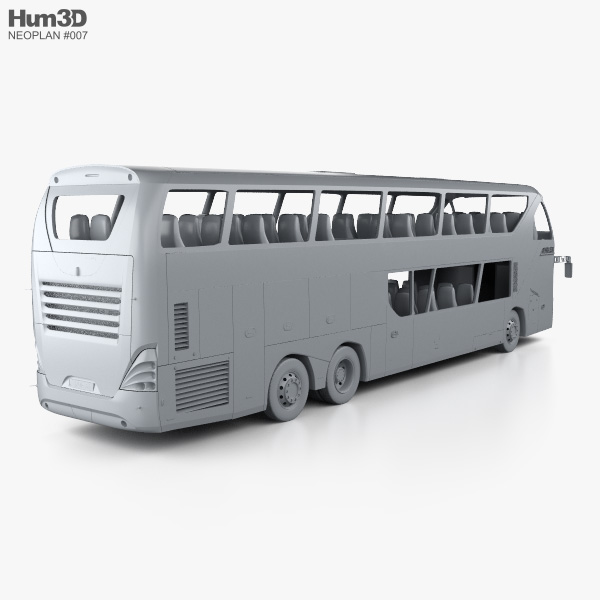 Neoplan Skyliner bus 2015 3D model - Download Bus on 3DModels.org