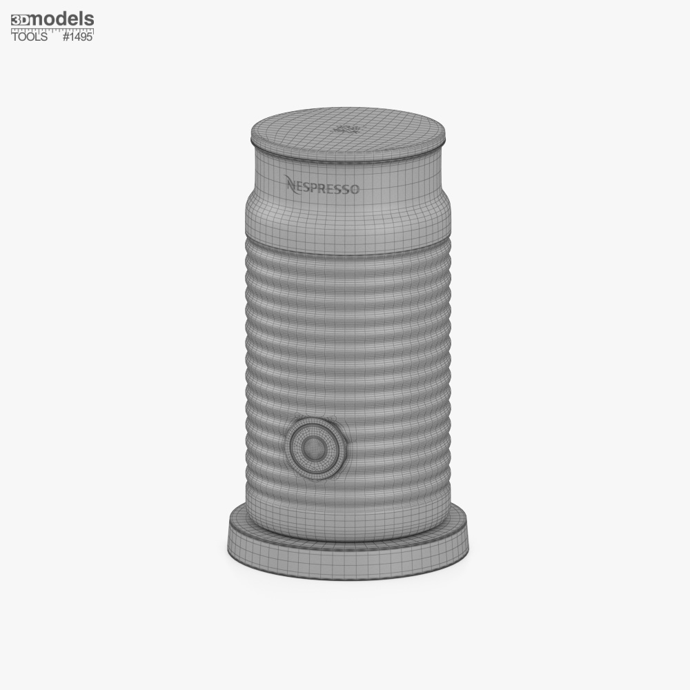 Nespresso Aeroccino3 Milk Frother Black 3D model - Download Dynamic ...
