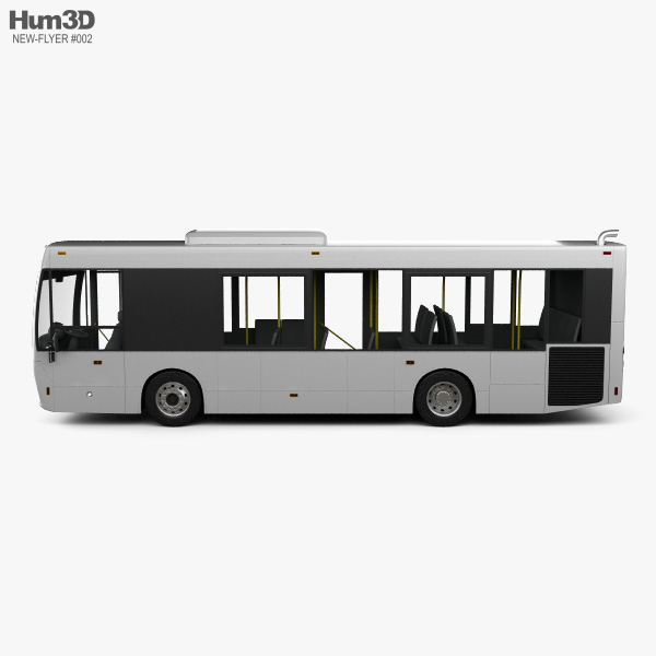 New Flyer MiDi bus 2016 3D model - Download Bus on 3DModels.org