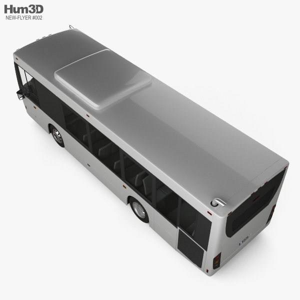 New Flyer MiDi bus 2016 3D model - Download Bus on 3DModels.org