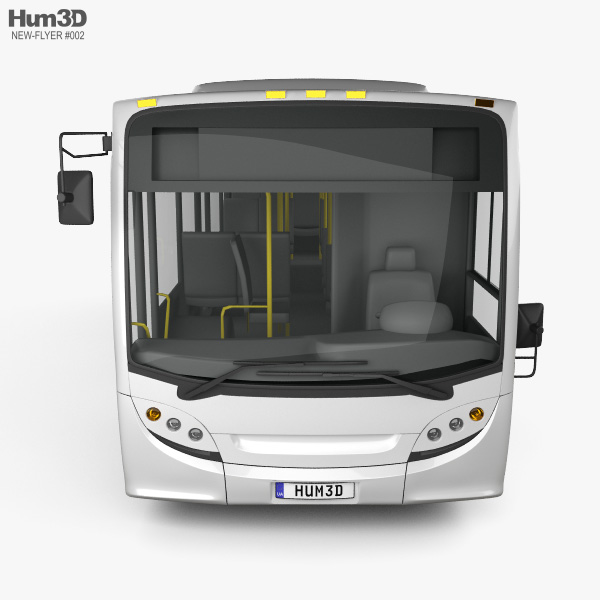 New Flyer MiDi bus 2016 3D model - Download Bus on 3DModels.org