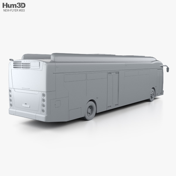 New Flyer Xcelsior bus 2016 3D model - Download Bus on 3DModels.org