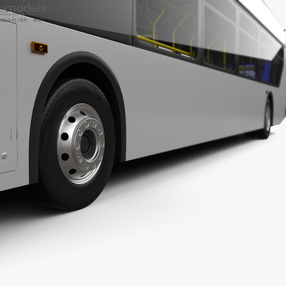 New-Flyer Xcelsior Bus con interior 2019 Modelo 3D - Descargar Autobús ...