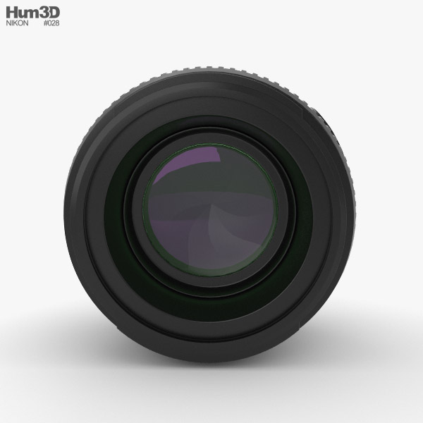尼康相机镜头 3D模型 - 下载 照相机 开启 3DModels.org