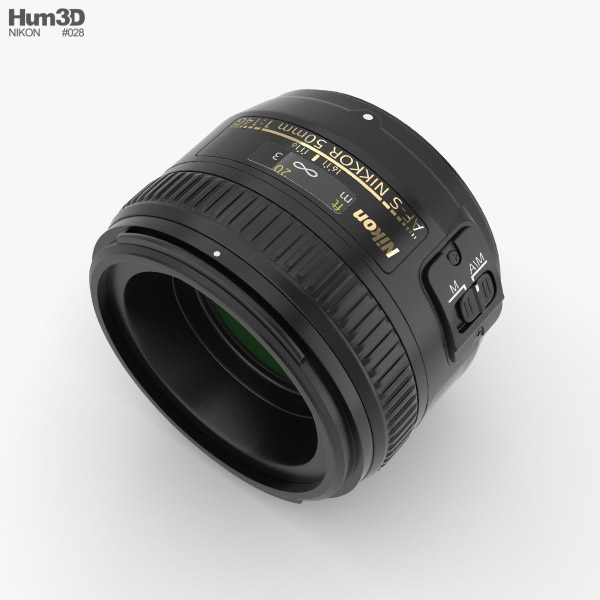 Nikon Camera Lens 3D model - Download Photo camera on 3DModels.org