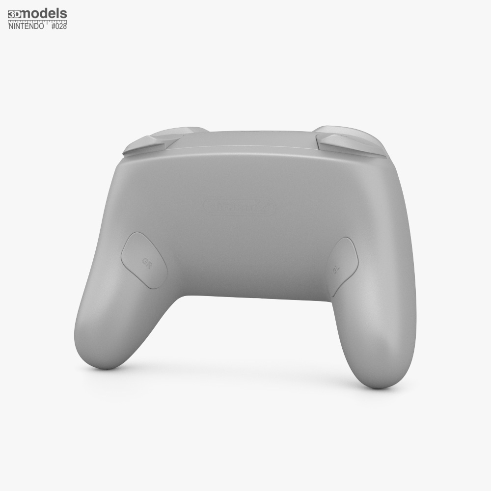 Nintendo Switch 2 Pro 控制器 3D模型 - 下载 游戏机 开启 3DModels.org