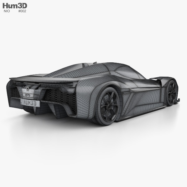 NIO EP9 2020 3D model - Download Sports car on 3DModels.org