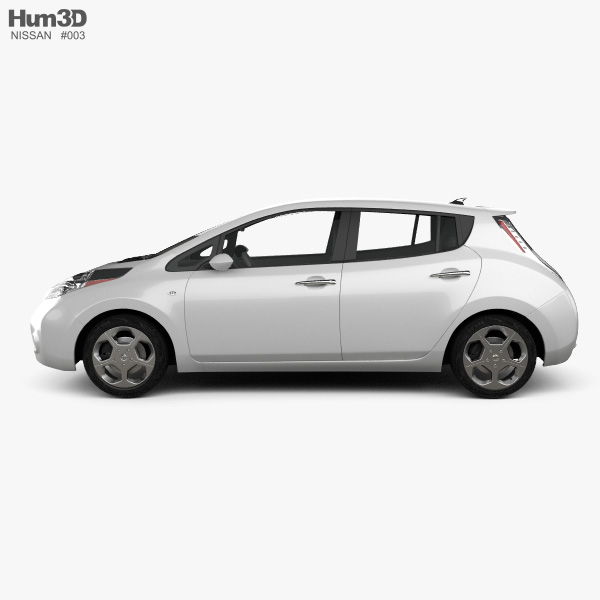 Nissan LEAF 2013 3D model - Download Hatchback on 3DModels.org