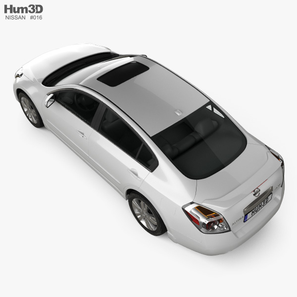 Nissan Altima 2015 3D model - Download Sedan on 3DModels.org