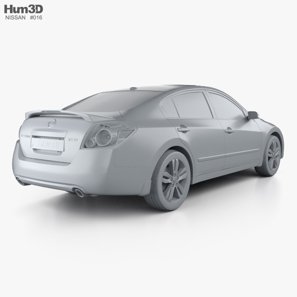 Nissan Altima 2015 3D model - Download Sedan on 3DModels.org