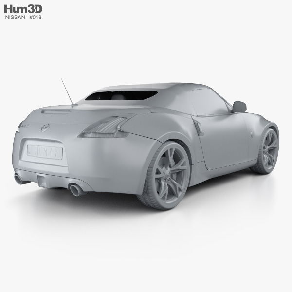 Nissan 370Z Roadster 2012 3D model - Download Sports car on 3DModels.org
