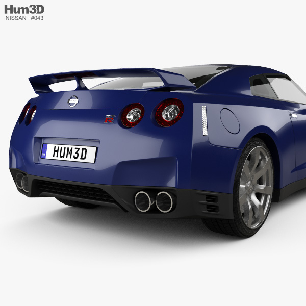 Nissan GT-R (R35) 2015 3D model - Download Sports car on 3DModels.org
