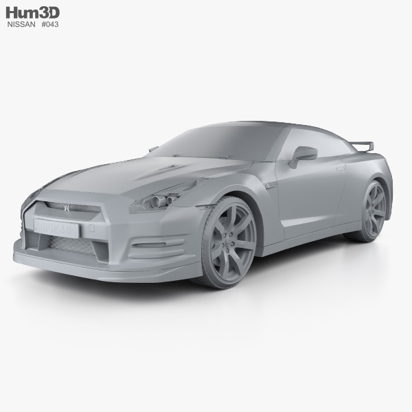 Nissan GT-R (R35) 2015 3D model - Download Sports car on 3DModels.org