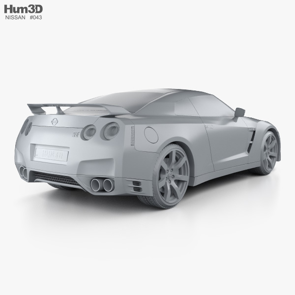 Nissan GT-R (R35) 2015 3D model - Download Sports car on 3DModels.org