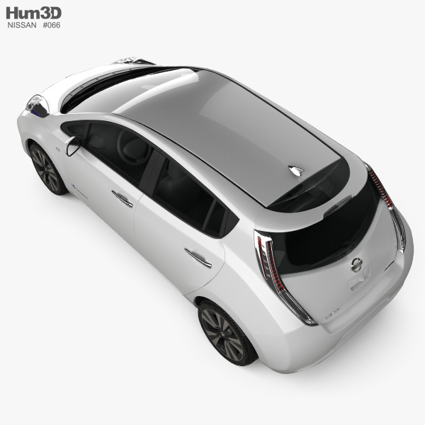 Nissan Leaf 2016 3D model - Download Hatchback on 3DModels.org