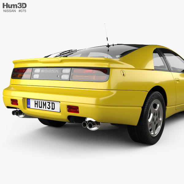 Nissan 300ZX (Z32) 2000 3D model - Download Sports car on 3DModels.org