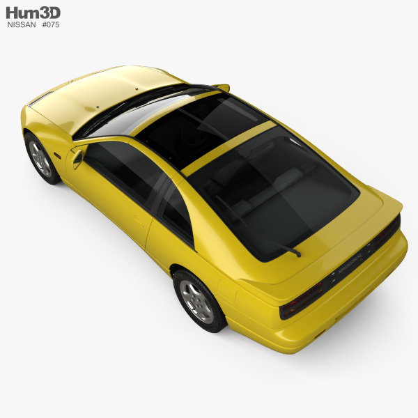 Nissan 300ZX (Z32) 2000 3D model - Download Sports car on 3DModels.org