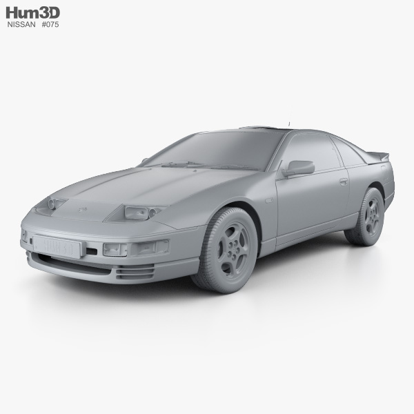 Nissan 300ZX (Z32) 2000 3D model - Download Sports car on 3DModels.org