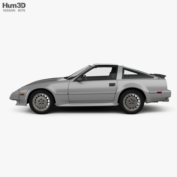 Nissan 300ZX (Z31) Turbo 1986 3D model - Download Sports car on ...