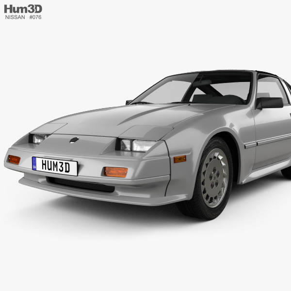 Nissan 300ZX (Z31) Turbo 1986 3D model - Download Sports car on ...