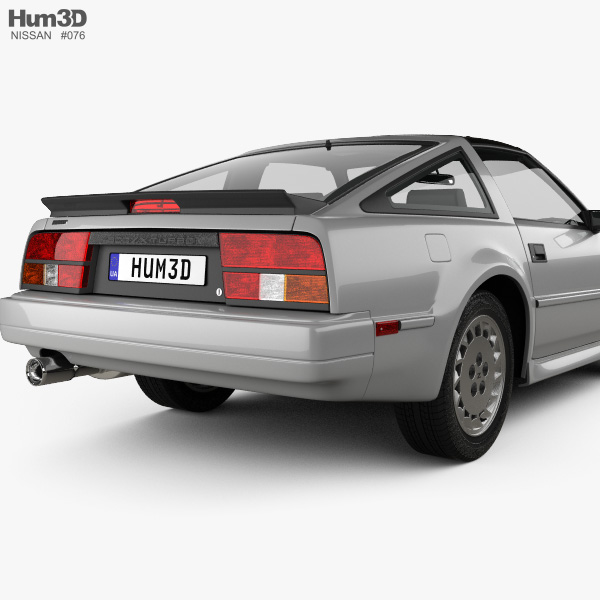 Nissan 300ZX (Z31) Turbo 1986 3D model - Download Sports car on ...