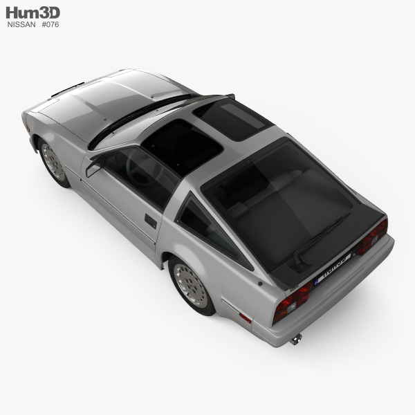 Nissan 300ZX (Z31) Turbo 1986 3D model - Download Sports car on ...