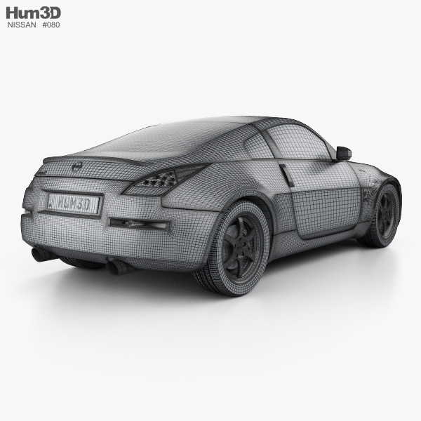Nissan 350Z (Z33) 2009 3D model - Download Sports car on 3DModels.org