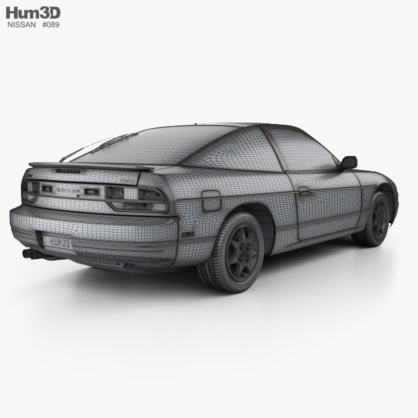 Nissan 240SX 1995 3D model - Download Sports car on 3DModels.org