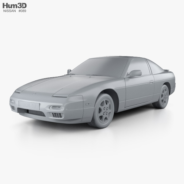 Nissan 240SX 1995 3D model - Download Sports car on 3DModels.org