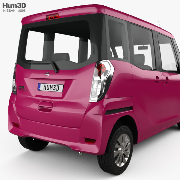 Nissan Dayz Roox 2016 3D model - Download Hatchback on 3DModels.org