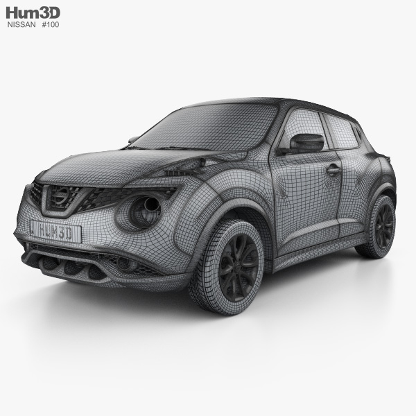 Nissan Juke 2018 3D model - Download Crossover SUV on 3DModels.org