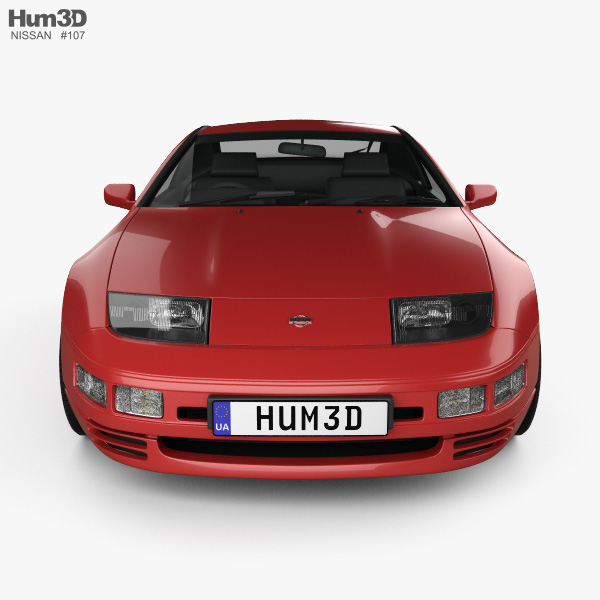 Nissan 300ZX (Z32) 2 seater 1993 3D model - Download Sports car on ...
