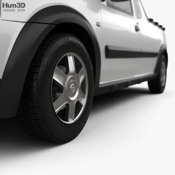 Nissan NP200 2015 3D model - Download Pickup on 3DModels.org