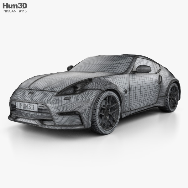 Nissan 370Z Nismo 2018 3D model - Download Sports car on 3DModels.org
