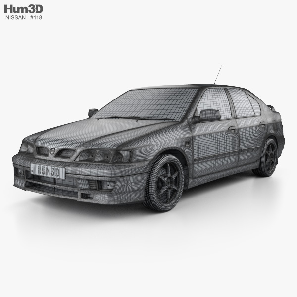 Nissan Primera GT 2000 Modelo 3D - Descargar Sedan on 3DModels.org