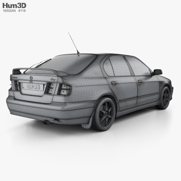 Nissan Primera GT 2000 Modelo 3D - Descargar Sedan on 3DModels.org