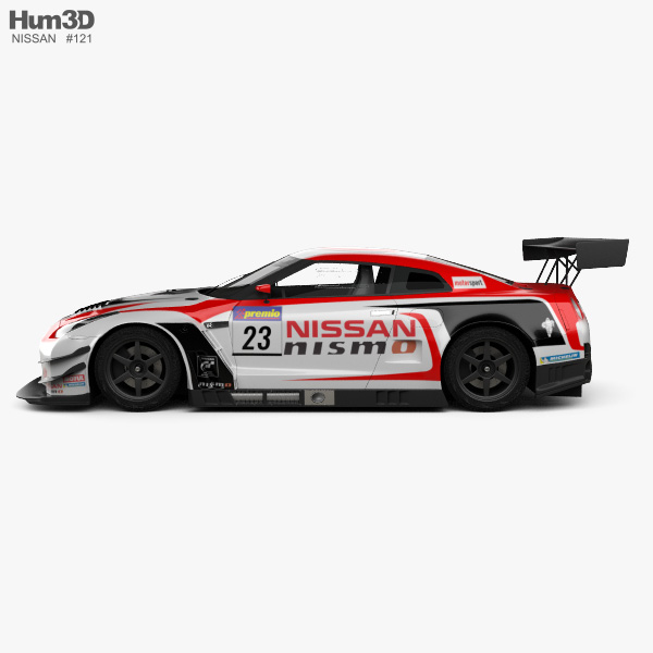 Nissan GT-R Nismo GT300 2017 3D模型 - 下载 Sports car on 3DModels.org