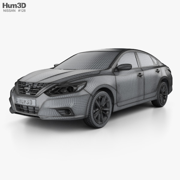 Nissan Altima SR 2019 Modelo 3D - Descargar Sedan activado 3DModels.org