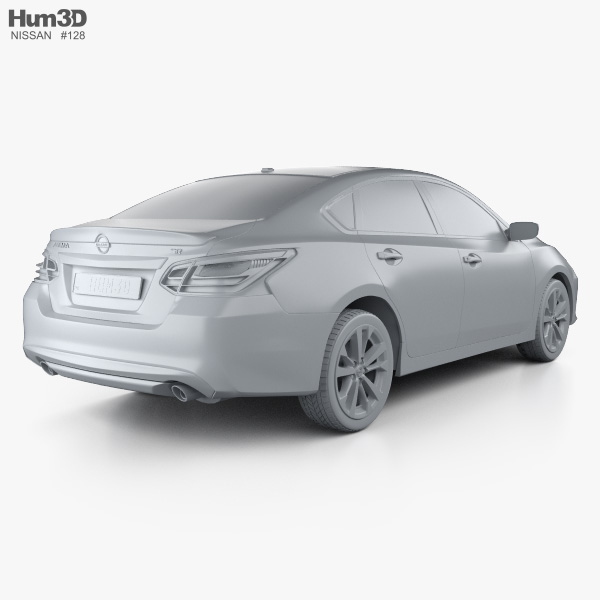 Nissan Altima SR 2019 Modelo 3D - Descargar Sedan activado 3DModels.org