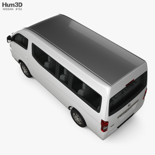 Nissan Urvan (NV350) LWB HR 2020 3D model - Download Van on 3DModels.org