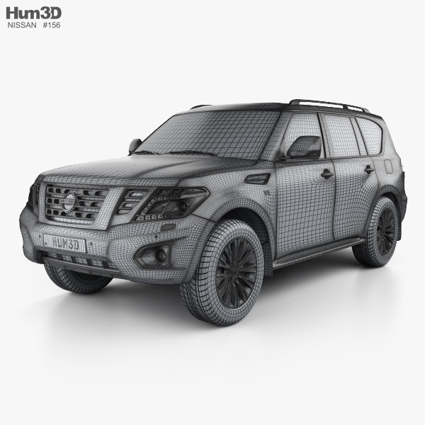 Nissan Patrol (CIS) 2017 Modelo 3D - Descargar Crossover SUV on ...